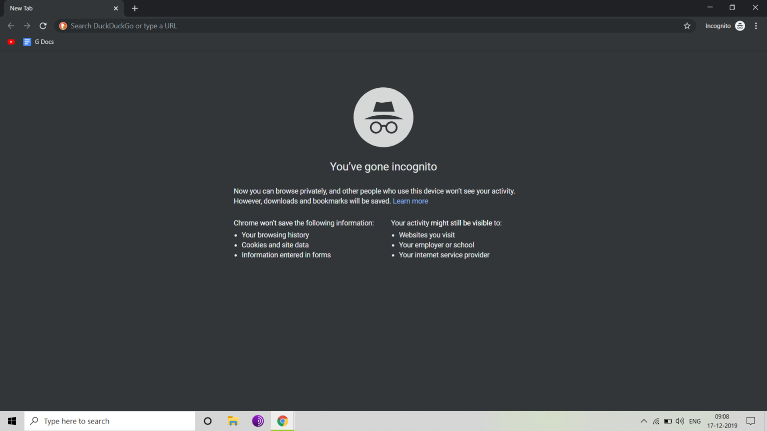 How open Incognito / Private Window in a Browser – TibCERT Knowledge Base