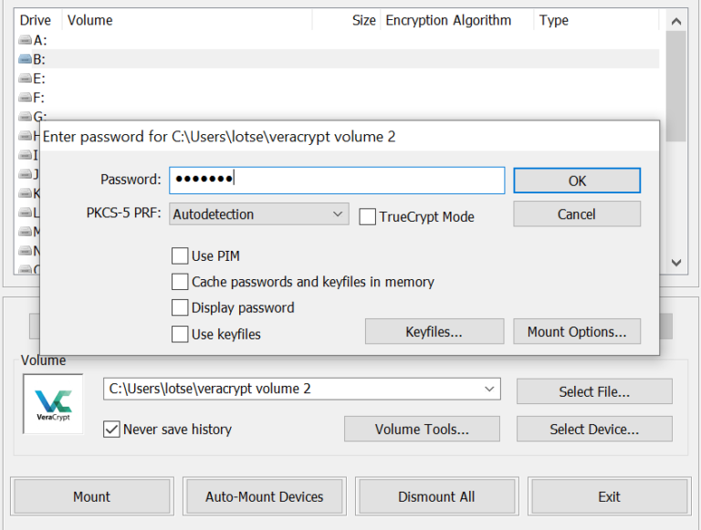 INSTALLATION AND SET UP OF VERACRYPT IN WINDOWS SYSTEM – TibCERT Knowledge Base