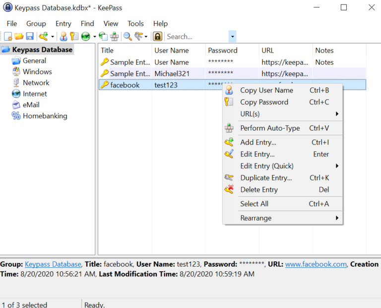 INSTALLATION AND SET UP OF KEEPASS PASSWORD MANAGER FOR WINDOWS, MAC ...