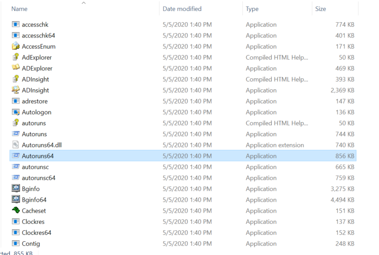 INSTALLATION AND SET UP OF SYS-INTERNALS TOOL – TibCERT Knowledge Base