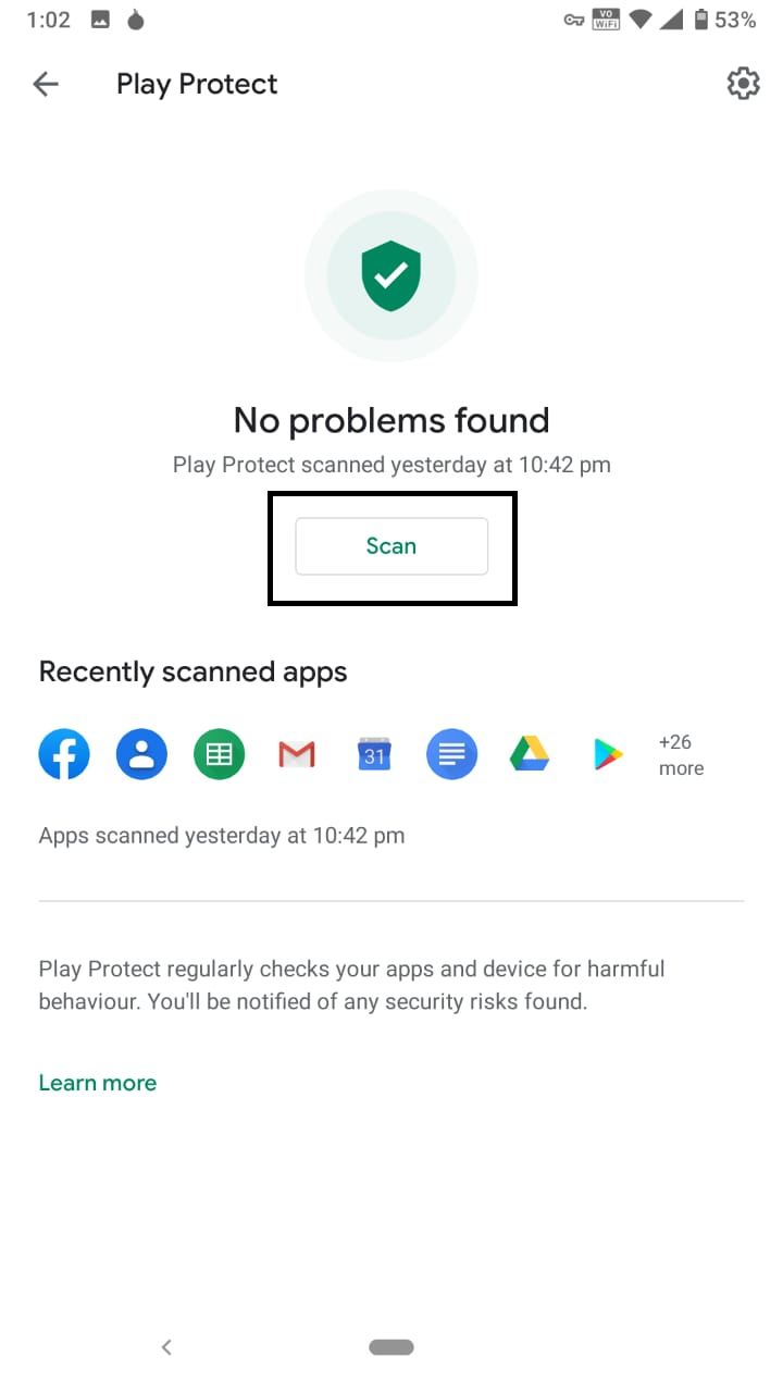 Security Check-up for Android – TibCERT Knowledge Base