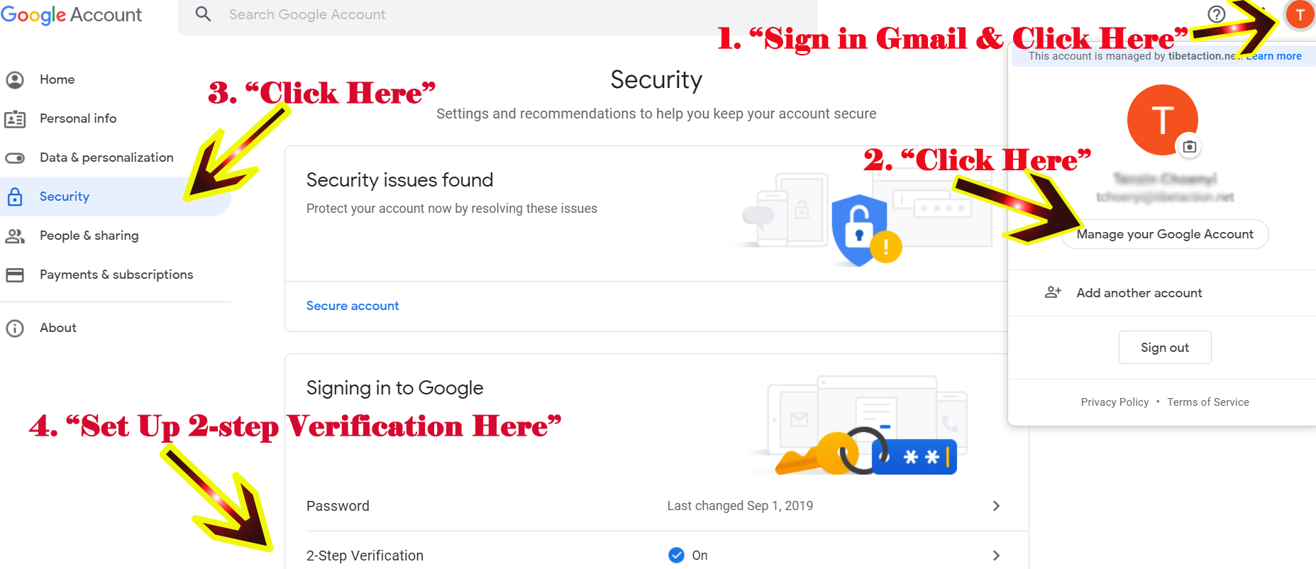 Best Practices for Gmail security. – TibCERT Knowledge Base