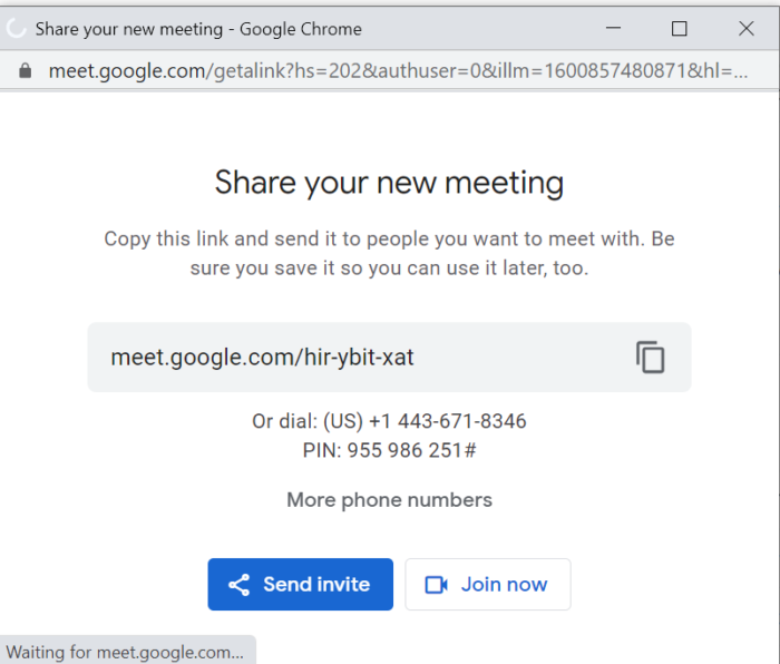 How to use Google Meet (Online Video conference) – TibCERT Knowledge Base