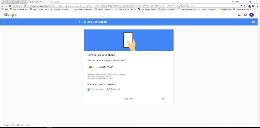 Set up 2-step verification for Gmail on computer – TibCERT Knowledge Base