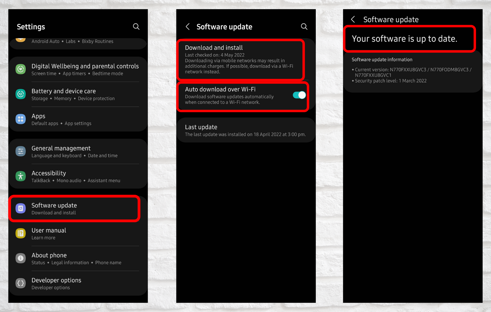 How to check for Android Security Settings – TibCERT Knowledge Base